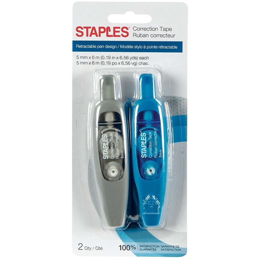 Push correction tape store